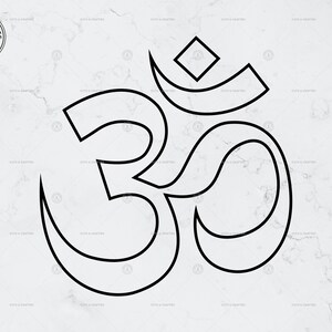 Om Svg, Aum Svg, Hinduism Symbol Svg, Meditation Svg, Mantra Svg, Yoga ...