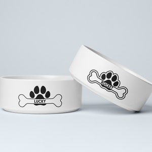 Dog Paw Bone Monogram SVG, Dog Paw Bone Name Frame | Svg, Dxf, Png, Jpg ...