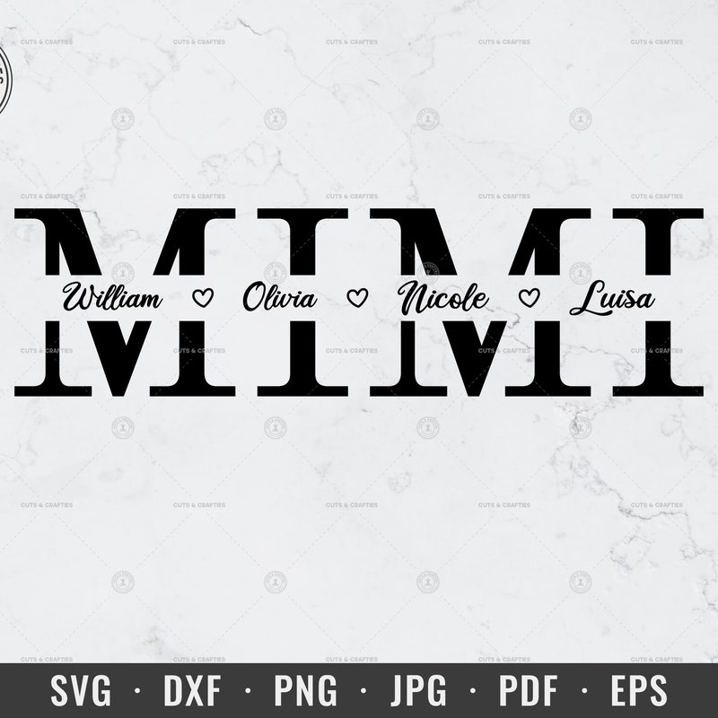Mimi Svg - Etsy