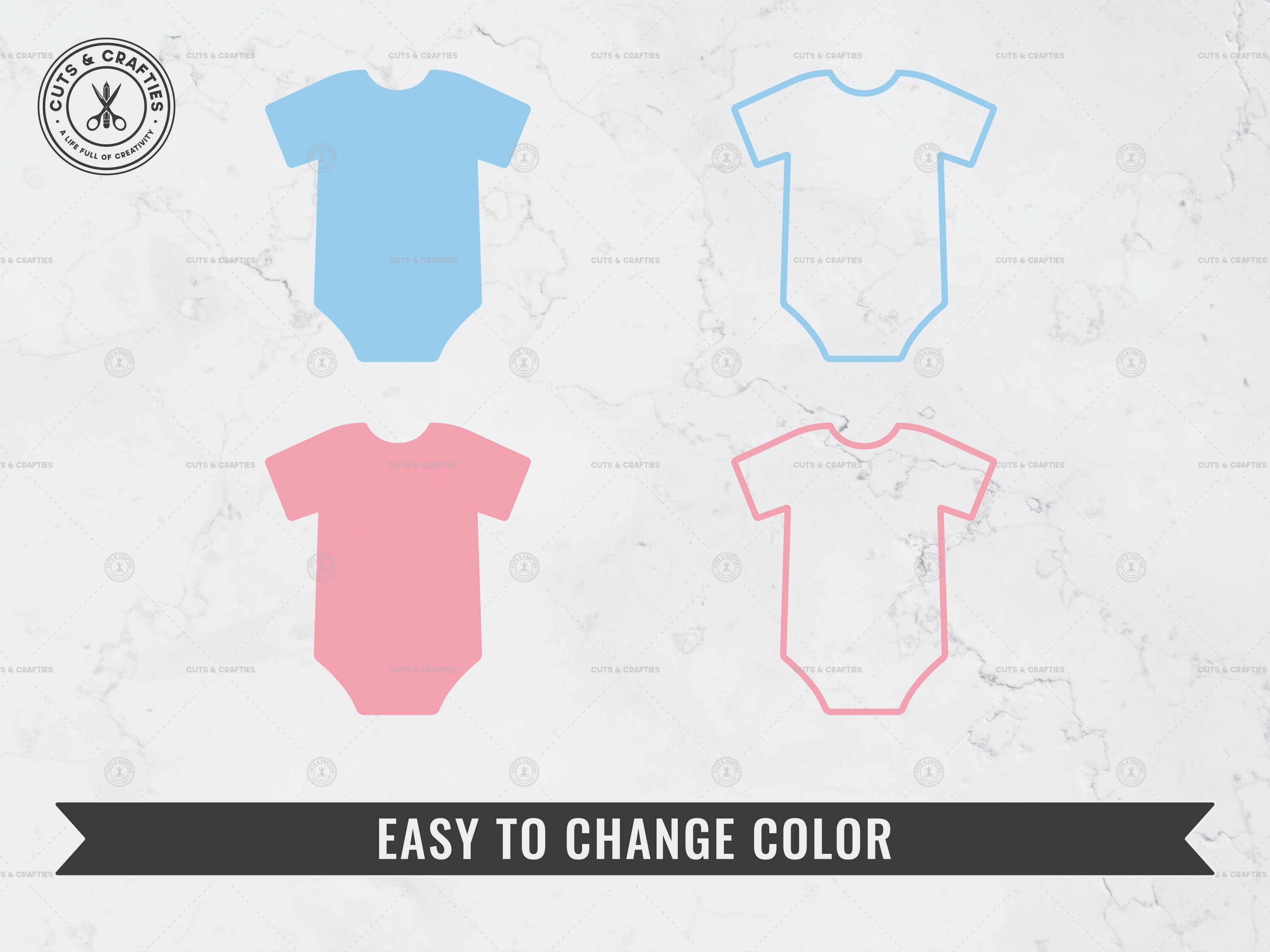 Baby Onesie Silhouette Outline Svg Romper Suit Svg Bodysuit - Etsy