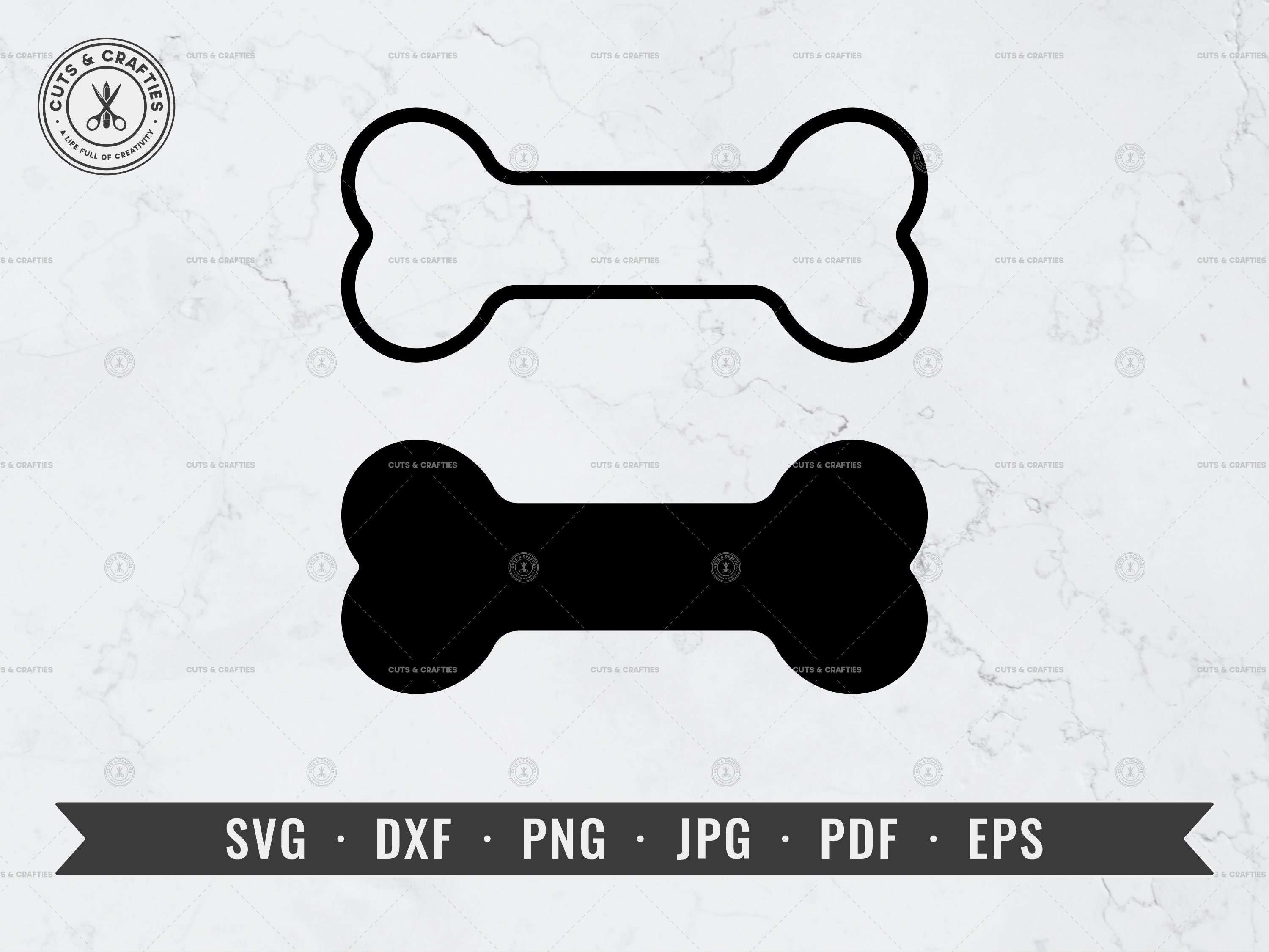 Dog Bone Clipart Outline