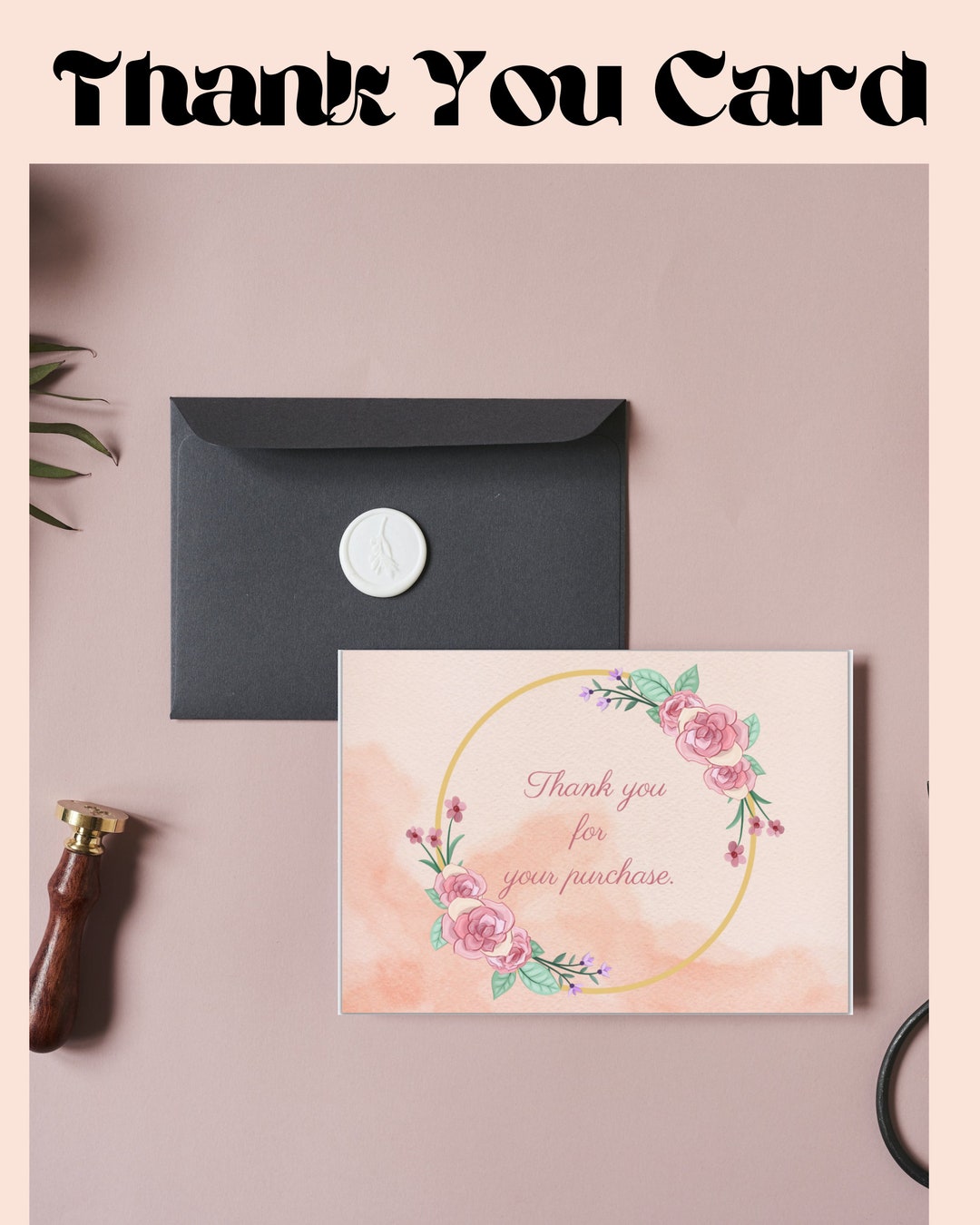 Business Thank You Card Printable Note Instant Download - Etsy
