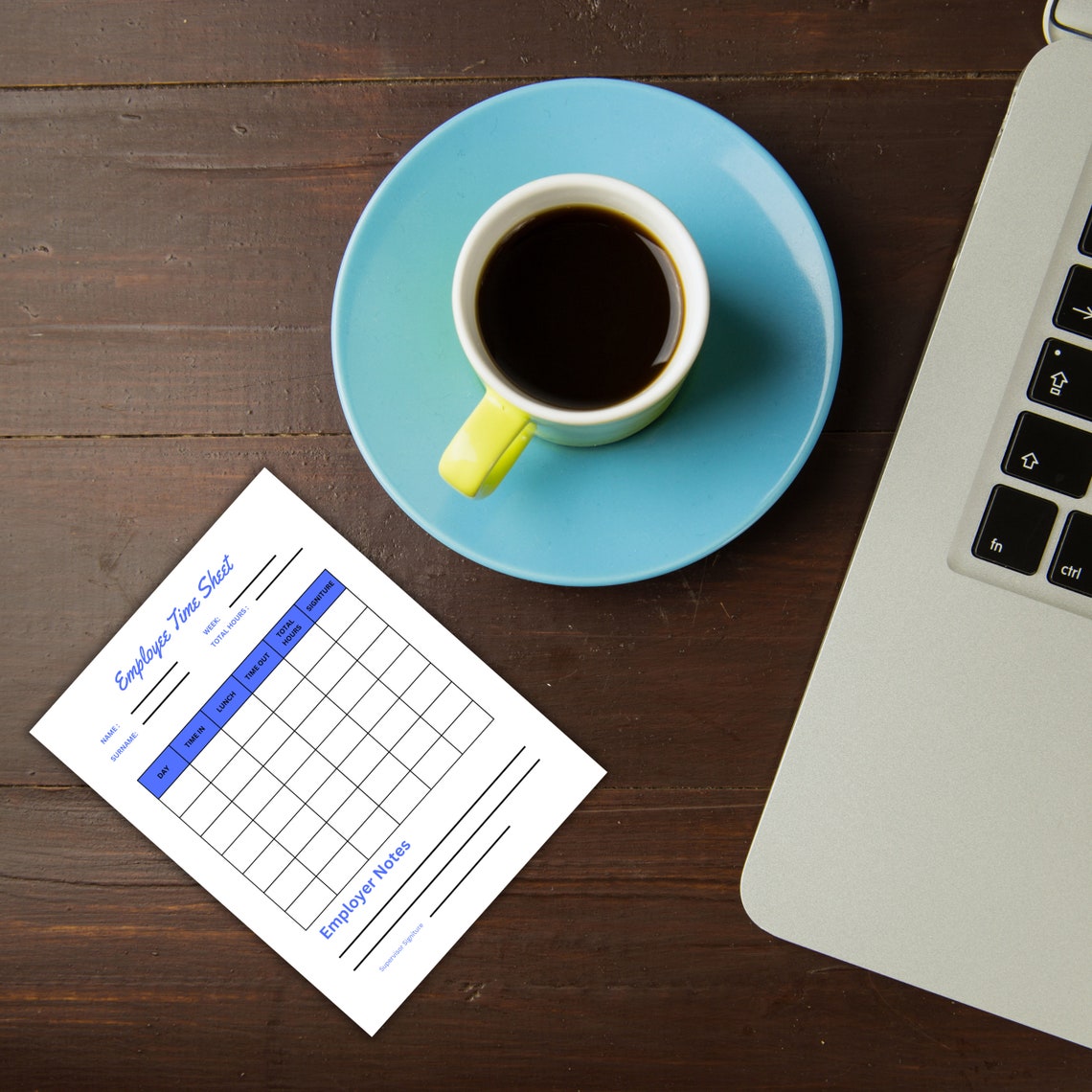 Timesheet Template Timesheet With Daily Log Template Attendance ...