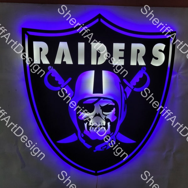 Raiders Wall Art - Etsy