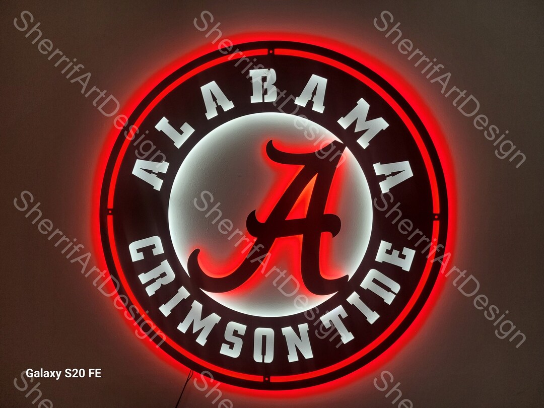 Alabama Led Sign, Alabama, Alabama Led Decor, Alabama Wall Decor ...