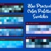 Blue Procreate Color Palettes/swatches - Etsy