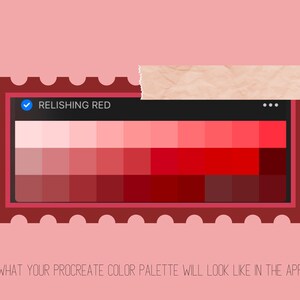 Red Color Swatches | Purchase Includes Four Bonus Color Palettes for ...