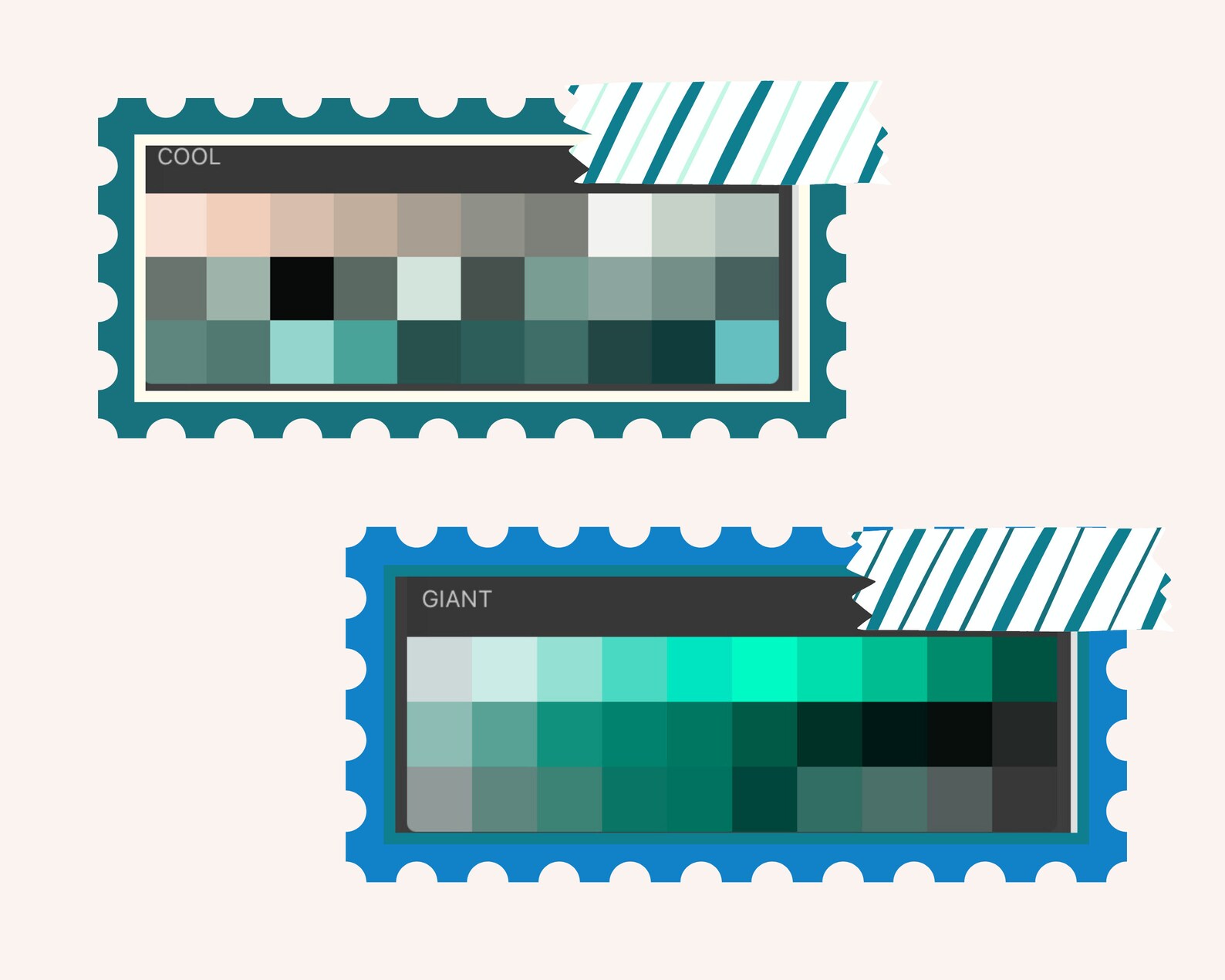 Procreate Color Palette Inspired by Paul Klee's Hammamet Painting - Etsy