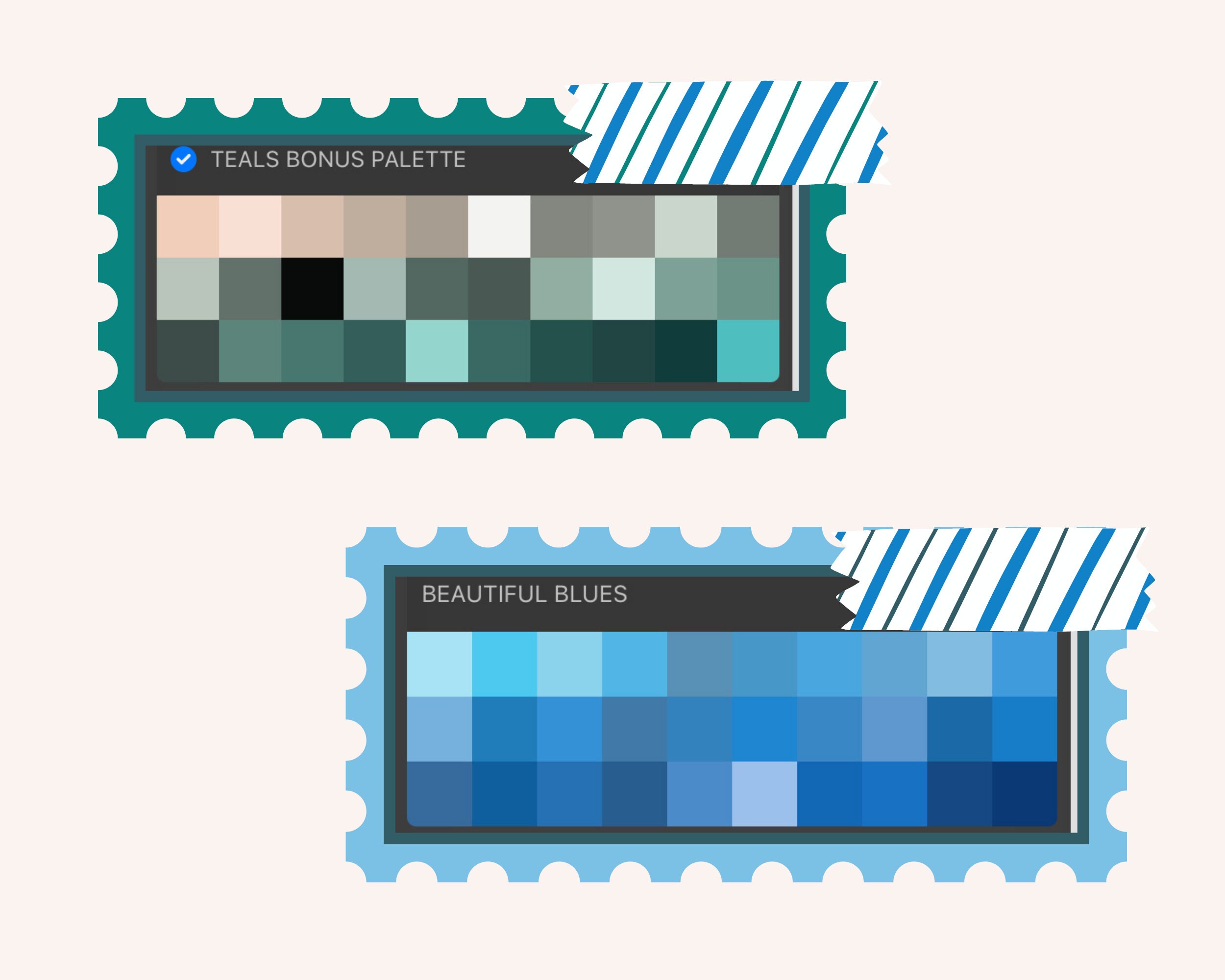 Procreate Color Palette Inspired by Paul Klee's Hammamet Painting - Etsy