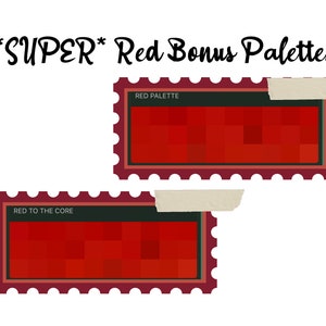 Red Procreate Color Palette 10 Swatches iPad Creating Procreate Tools ...