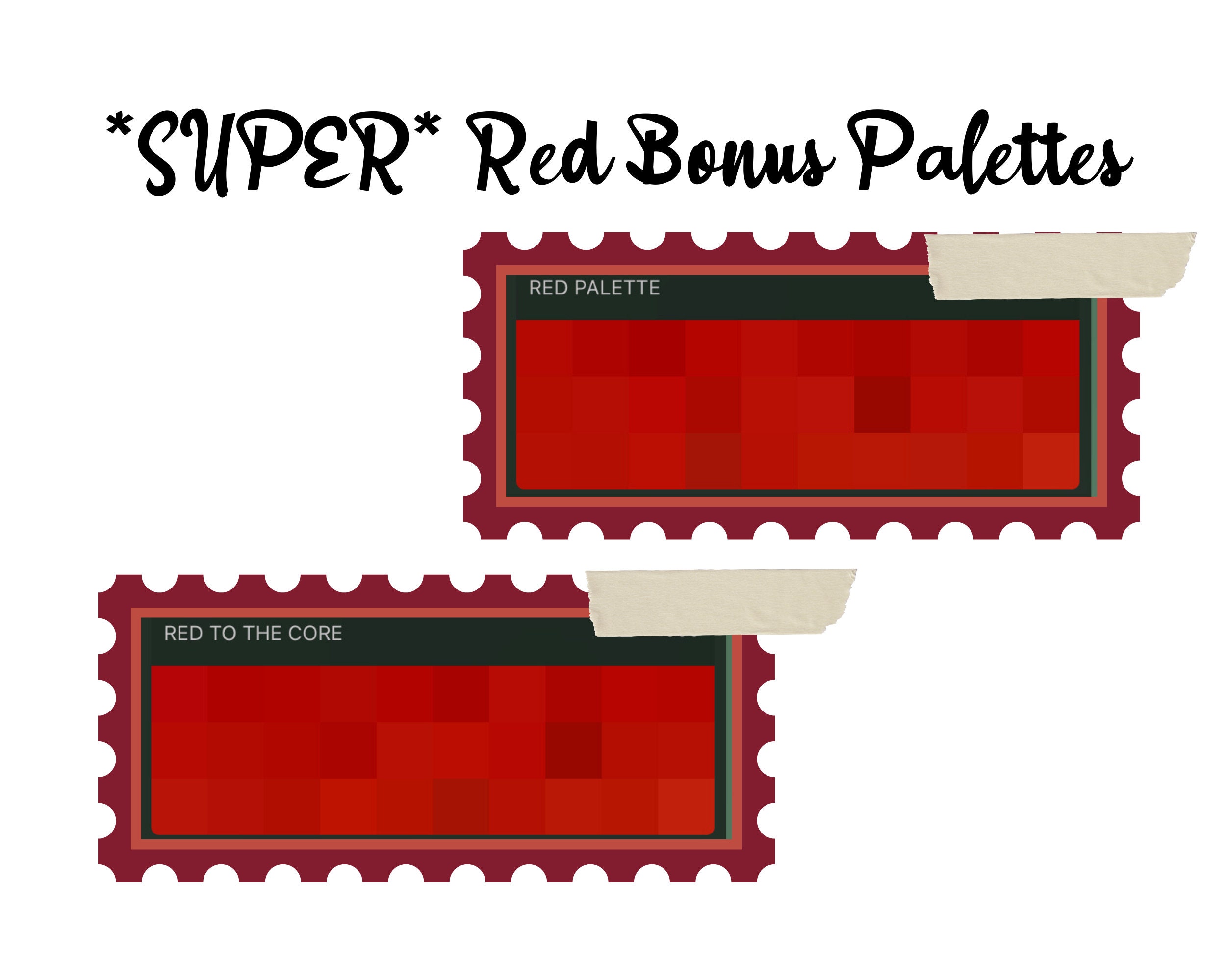 Red Procreate Color Palette (10+ Swatches) | iPad Creating | Procreate ...