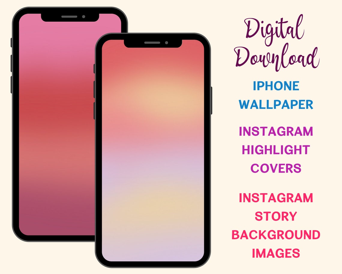 FIVE iPhone Wallpaper/screensavers | Instagram Story Backgrounds ...