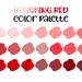 Red Color Swatches | Purchase Includes Four Bonus Color Palettes for ...