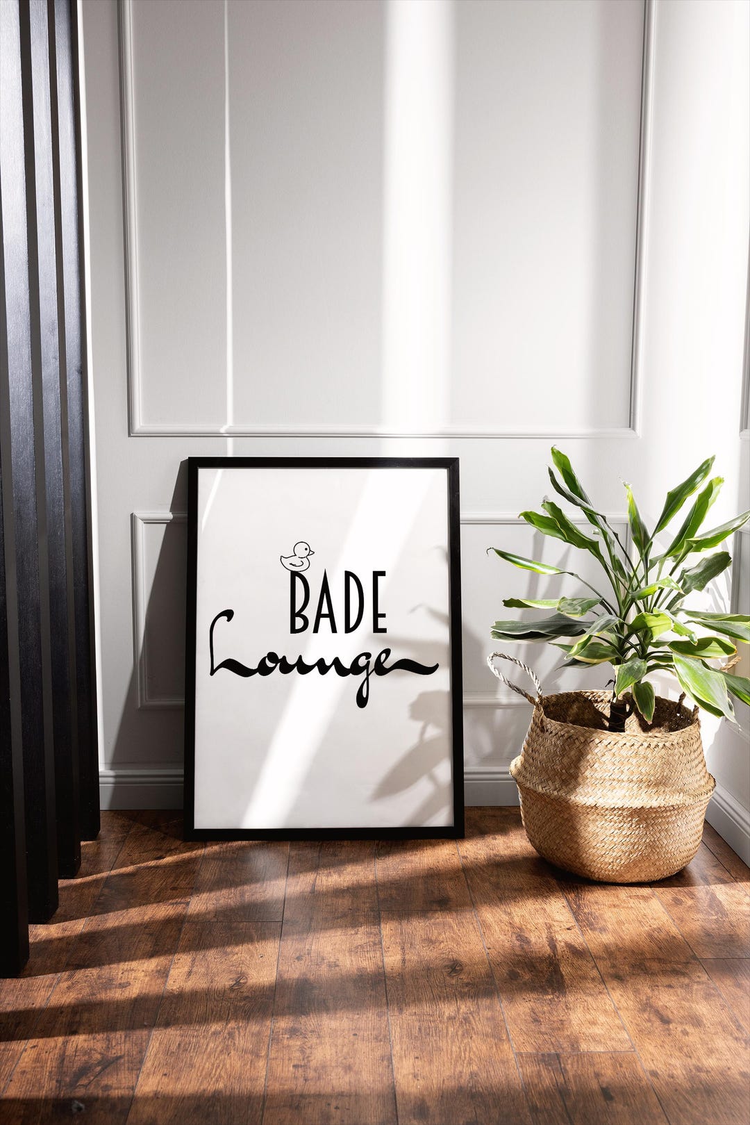 Poster “bade Lounge” With Duck – Art Print A5 A4 A3 – Stylish Bathroom ...