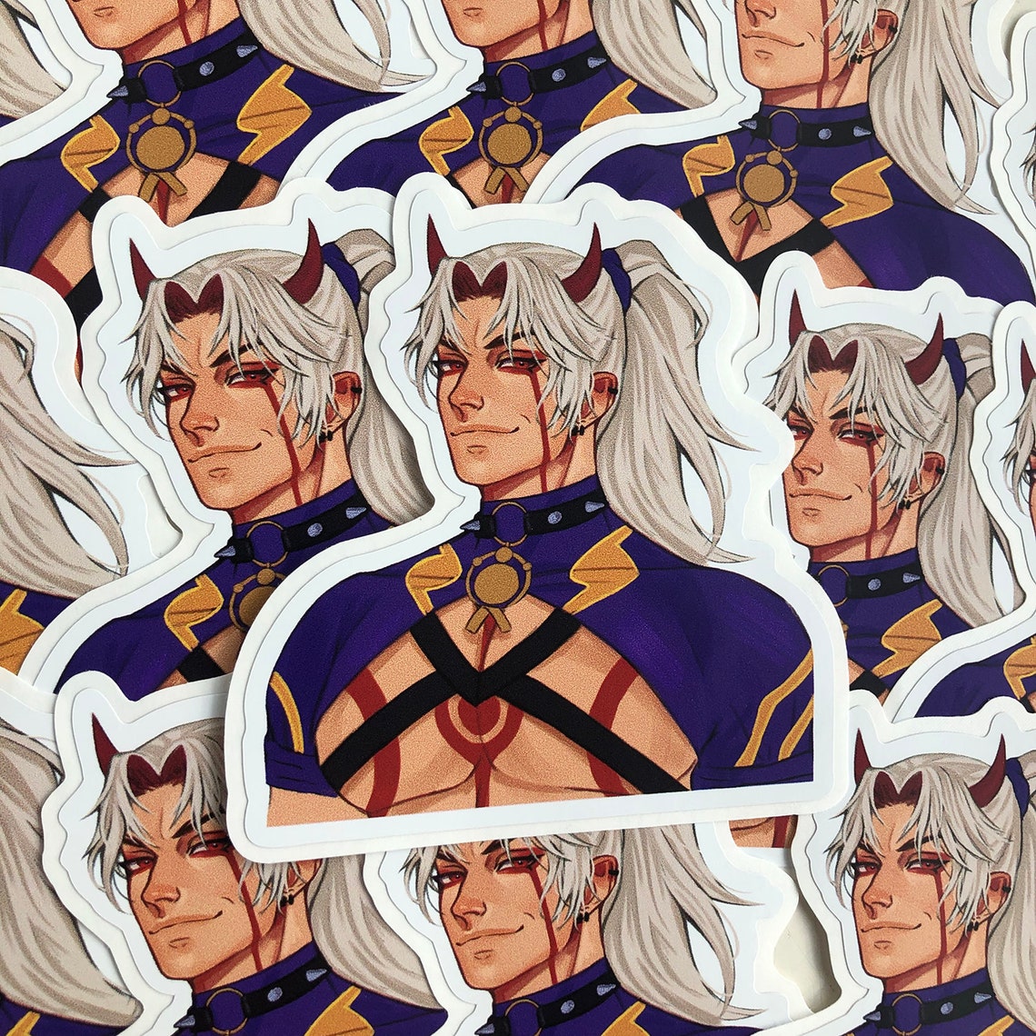 Genshin Impact Arataki Itto Sticker Laptop Sticker Laptop - Etsy