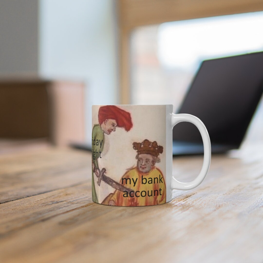 Medieval Art Funny Meme Gift Mug. Rude Christmas Mug. Ideal Gift Coffee ...