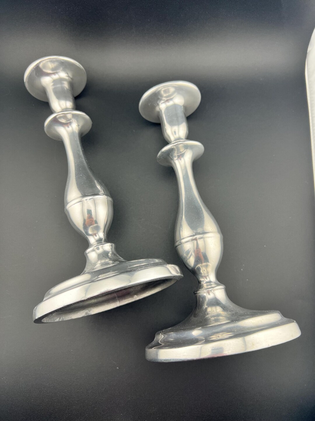 2 Wilton Pewter Candle Holder Set, Royal Armetal Pewter, Home Decor ...
