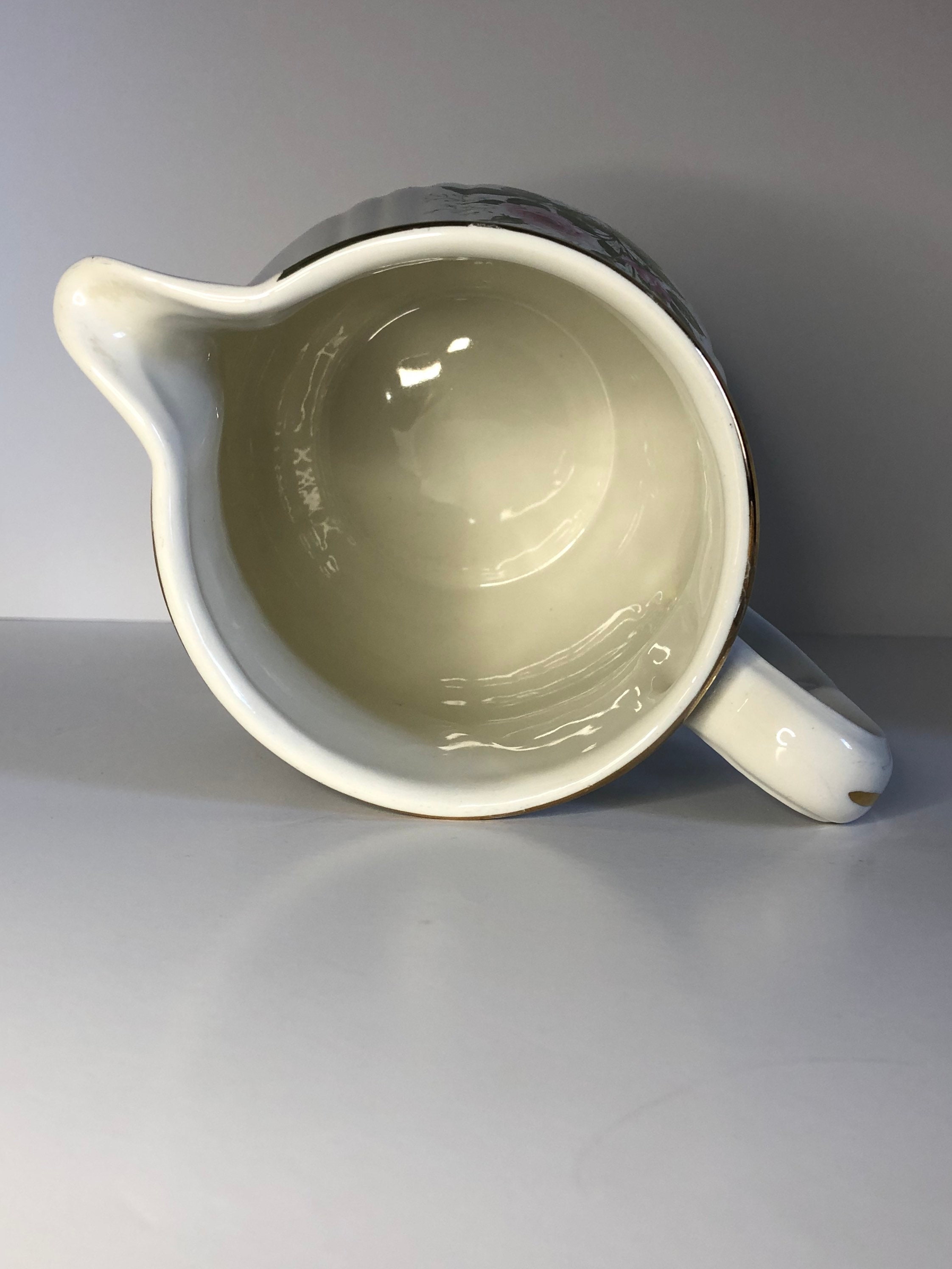 Halls Superior Quality Kitchenware Pitcher Vintage Kitchen Garden Rose ...