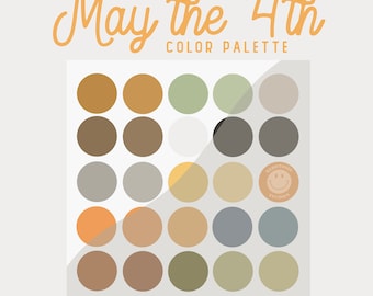 May Color Palette - Etsy