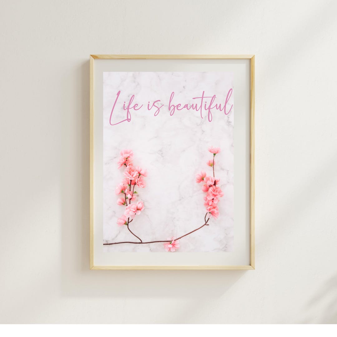 Editable Quote Wall Art for Office/bedroom Visualisation Print ...