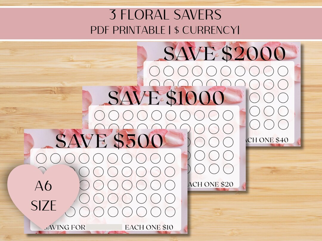 Save 3.5k Minimalist Savings Challenge, US Dollar Currency Minimalist ...