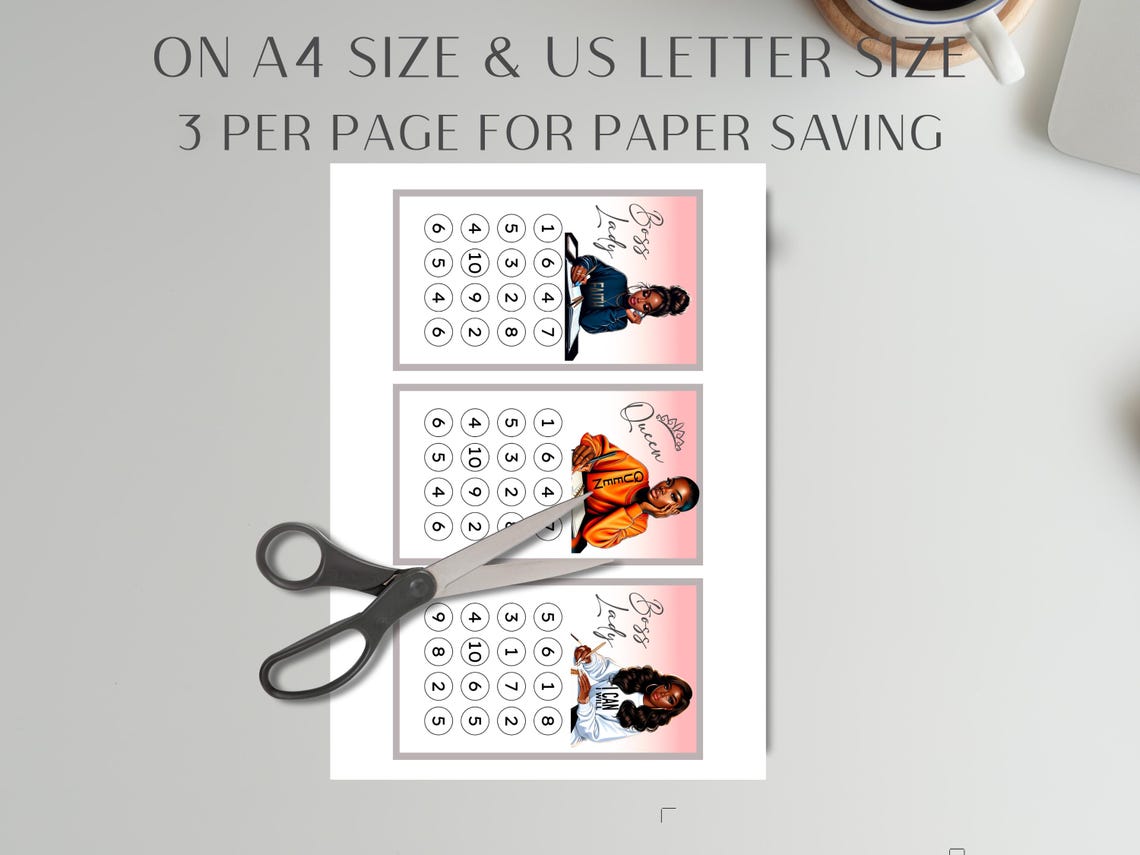 Mini Amounts Saving Challenge, Boss Lady Saver, A6 Cash Stuffing, Pink ...