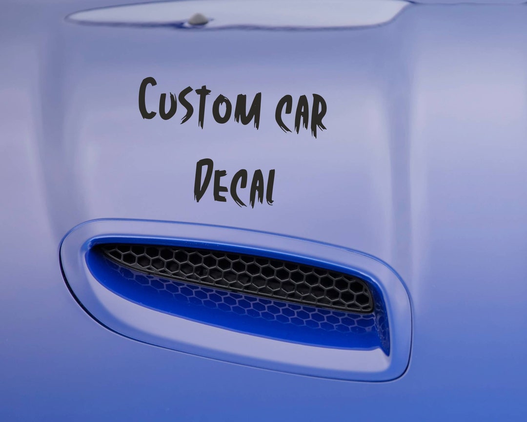 Make Your Own Car Sticker Custom Car Vinyl Decal Car Bumper - Etsy