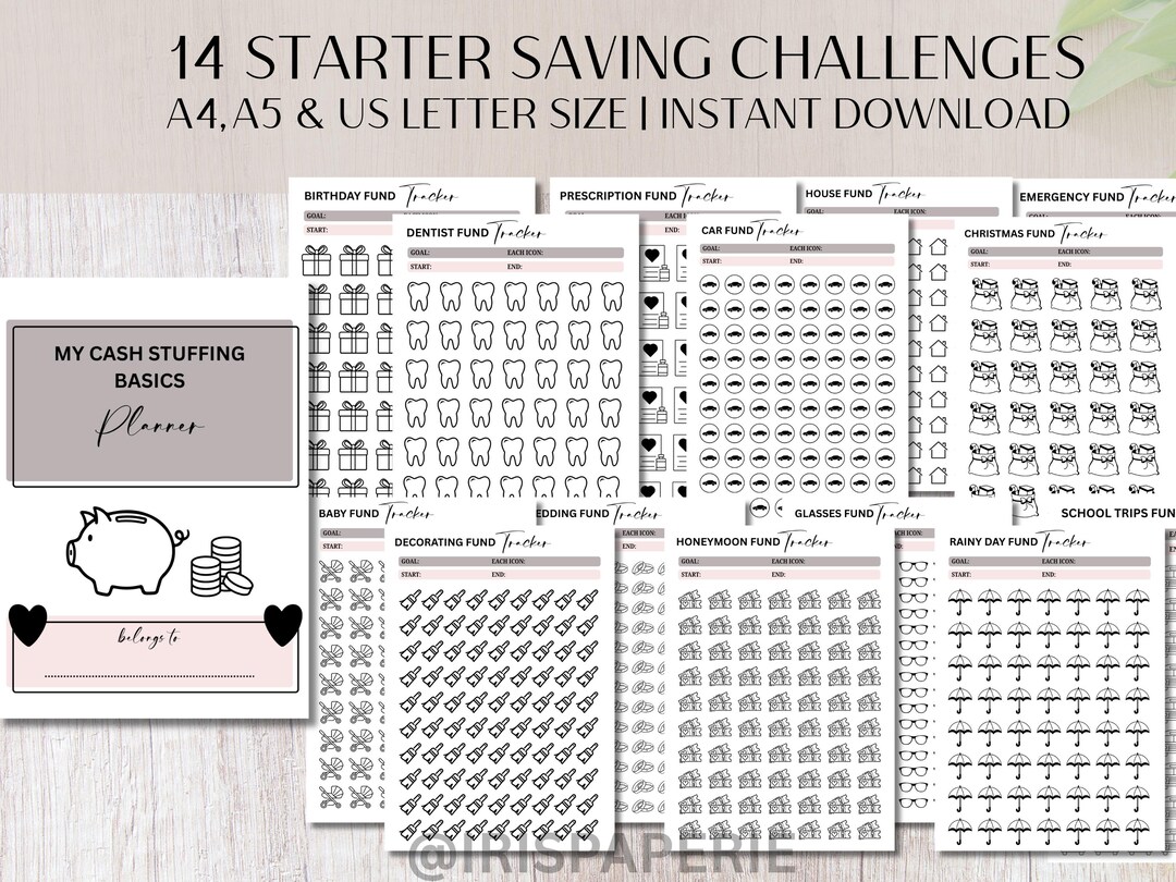 Budget Spending Tracker, Printable Journal Pages, Weekly Money Log ...
