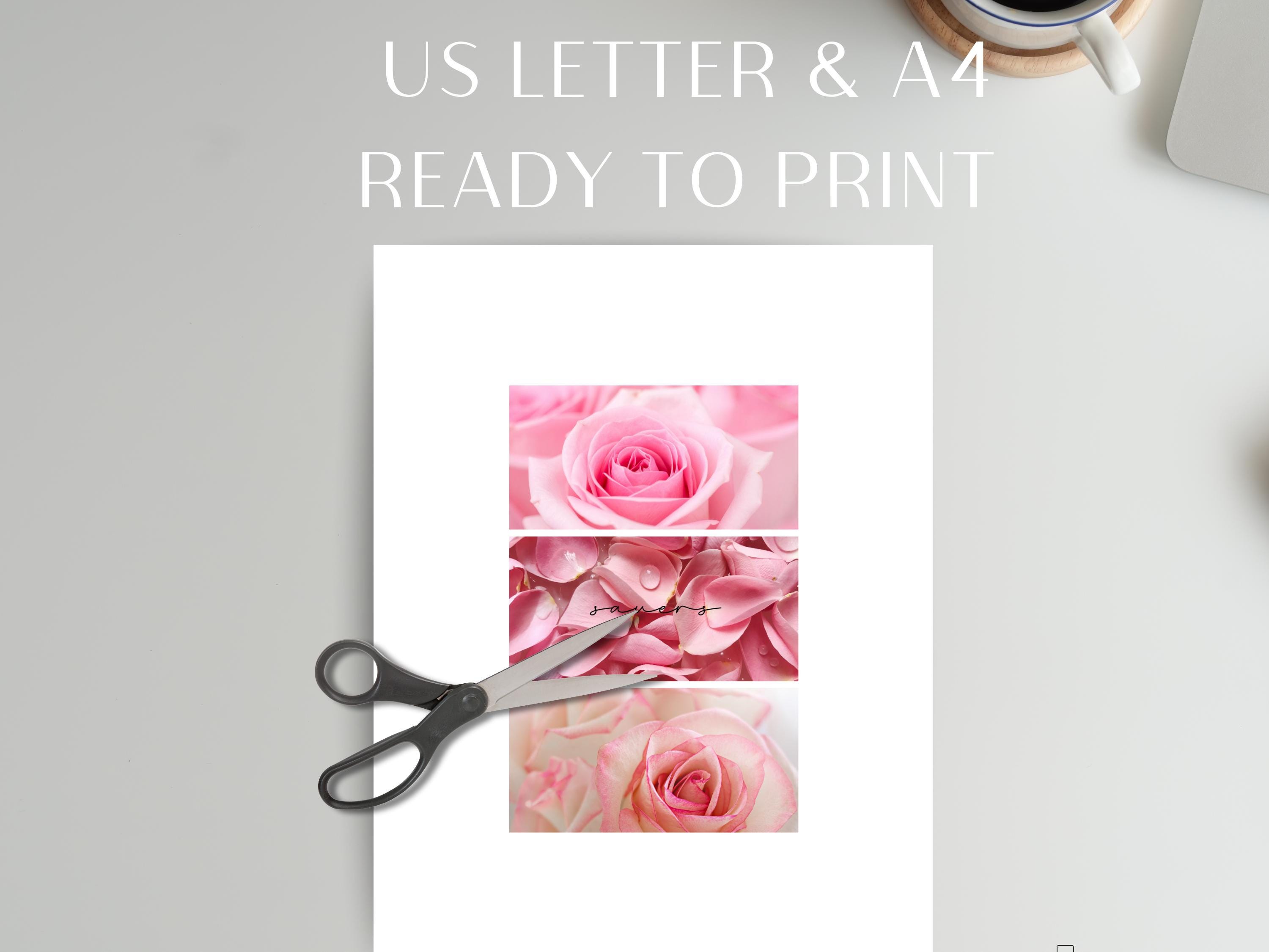 Pink Rose Aesthetic Dashboard Insert for Binders. A6 Binder Dashboards ...