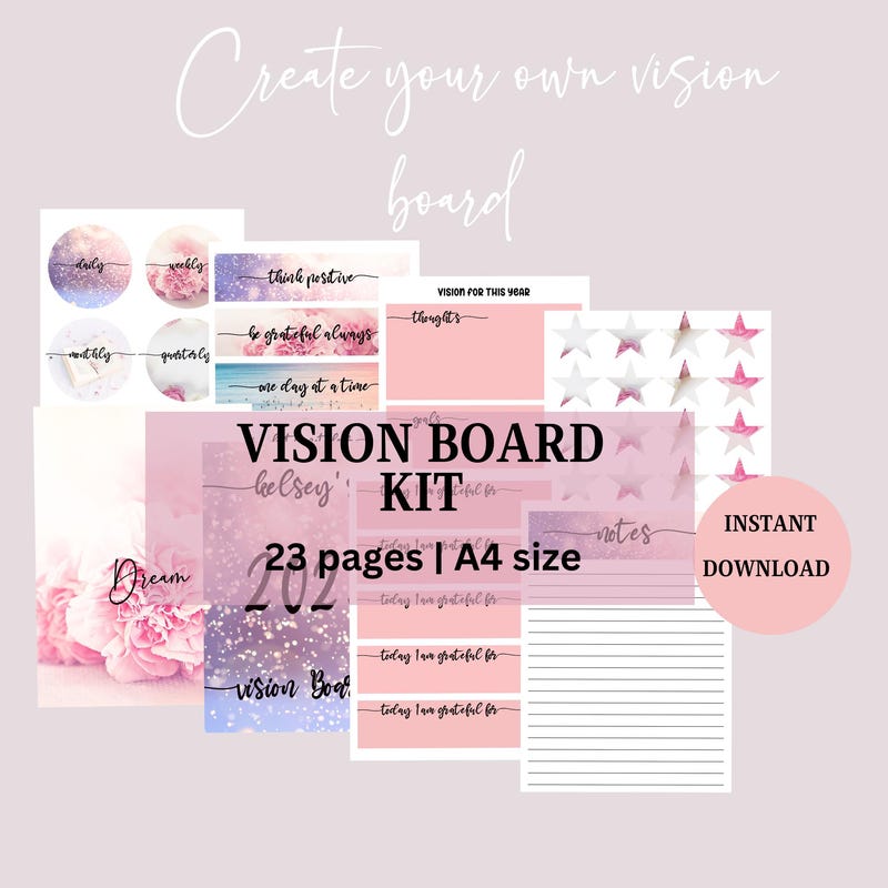 Vision Board Kit - Etsy