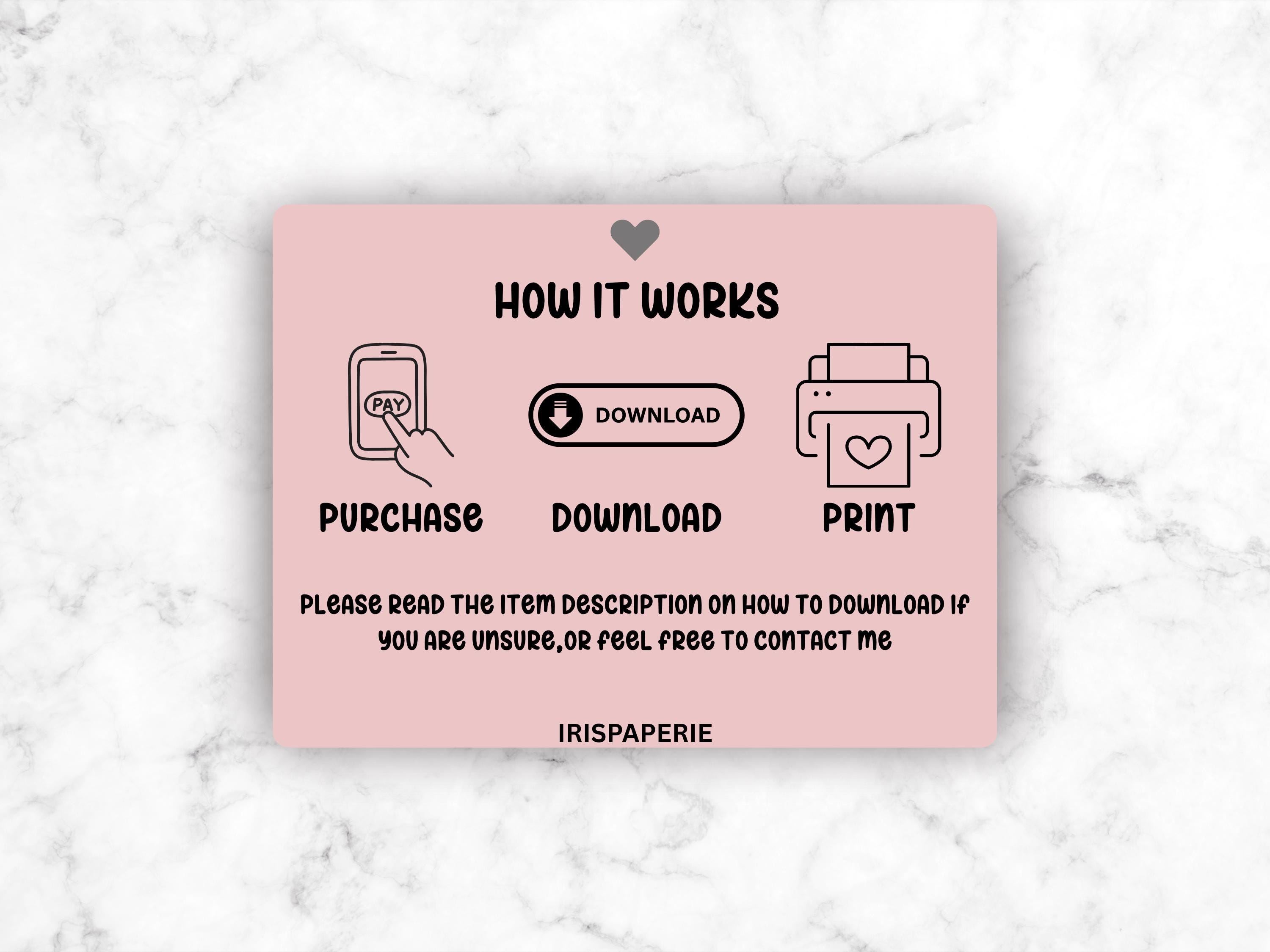 A6 Printable Money Placeholders, Dollar Cash Placeholders for Budget ...