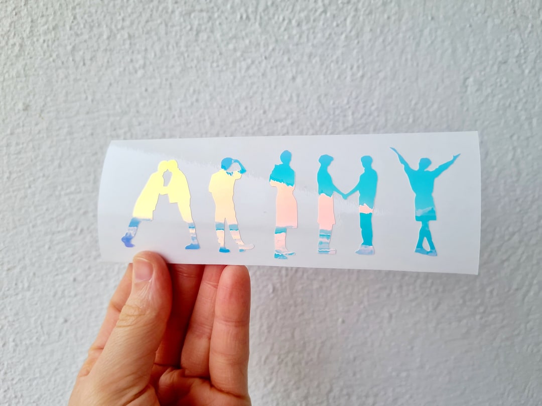 BUTTER BTS Army Sign Sticker Vinyl Film Sticker Decal Logo Kpop Fan ...