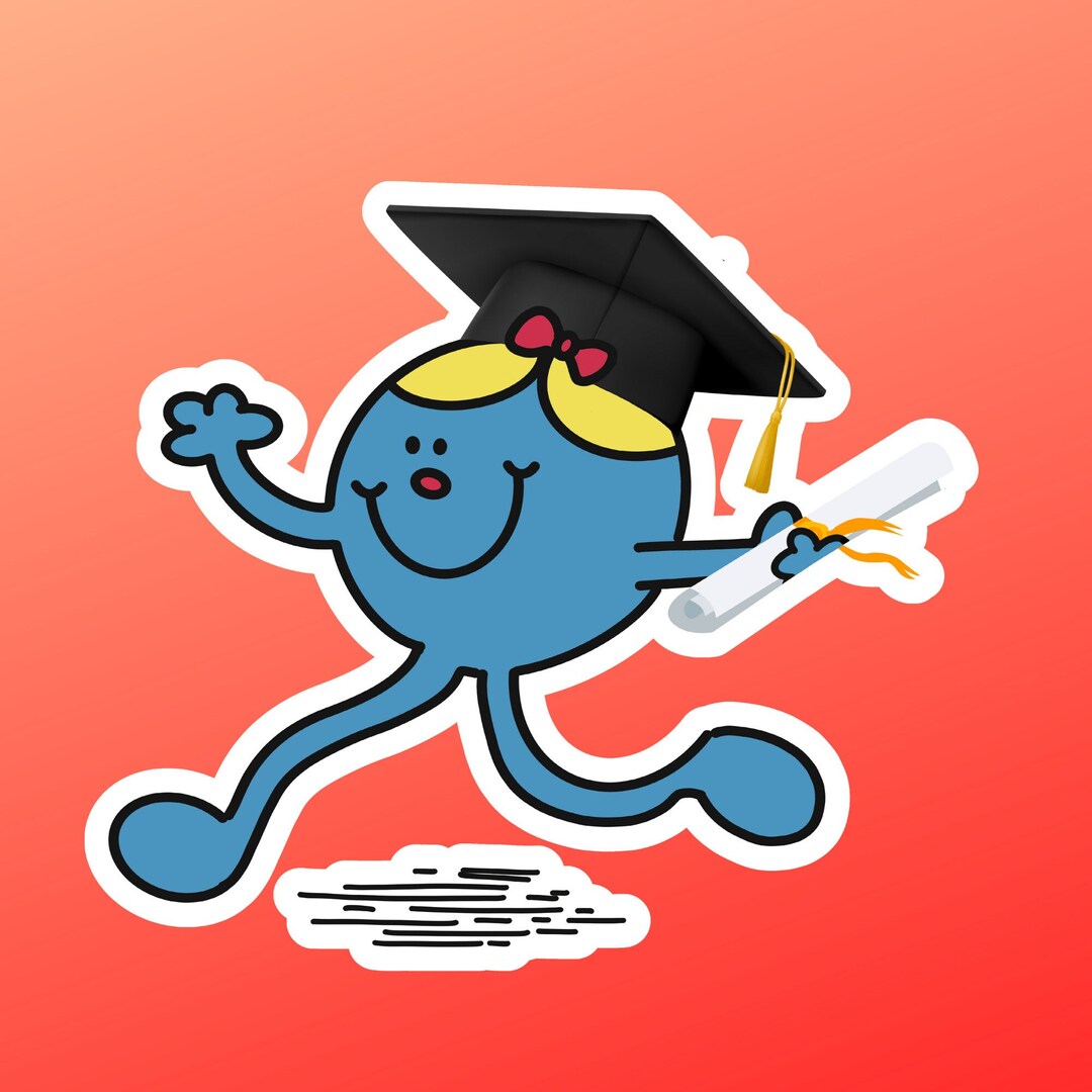Little Miss Graduation Vinyl Sticker Little Miss Graduation - Etsy