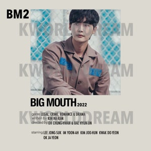Big Mouth Kdrama Poster I Big Mouse Kdrama Poster I Starring: Lee Jong ...