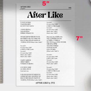Enhypen Lyrics Album Poster I Aesthetic Poster I Kpop Poster I Wall ...