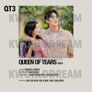 Queen of Tear Kdrama Poster I Minimalist Poster L Starring: Kim Ji-won ...