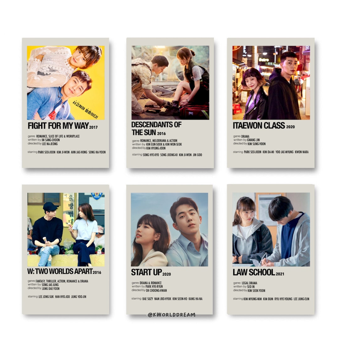 Law School I Itaewon Class I Descendants of the Sun I Start up I W:two ...