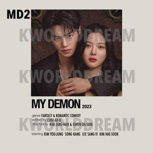 My Demon Kdrama Poster I Minimalist Poster L Starring: Song Kang, Kim ...