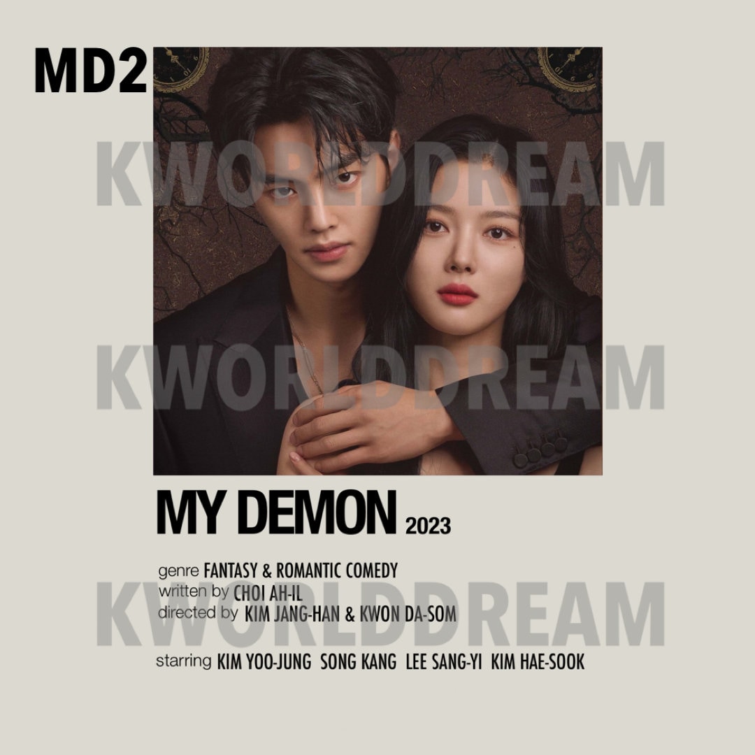 My Demon Kdrama Poster I Minimalist Poster L Starring: Song Kang, Kim ...