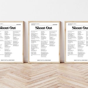 Enhypen Lyrics Album Poster I Aesthetic Poster I Kpop Poster I Wall ...
