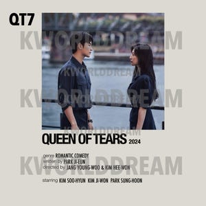 Queen of Tear Kdrama Poster I Minimalist Poster L Starring: Kim Ji-won ...