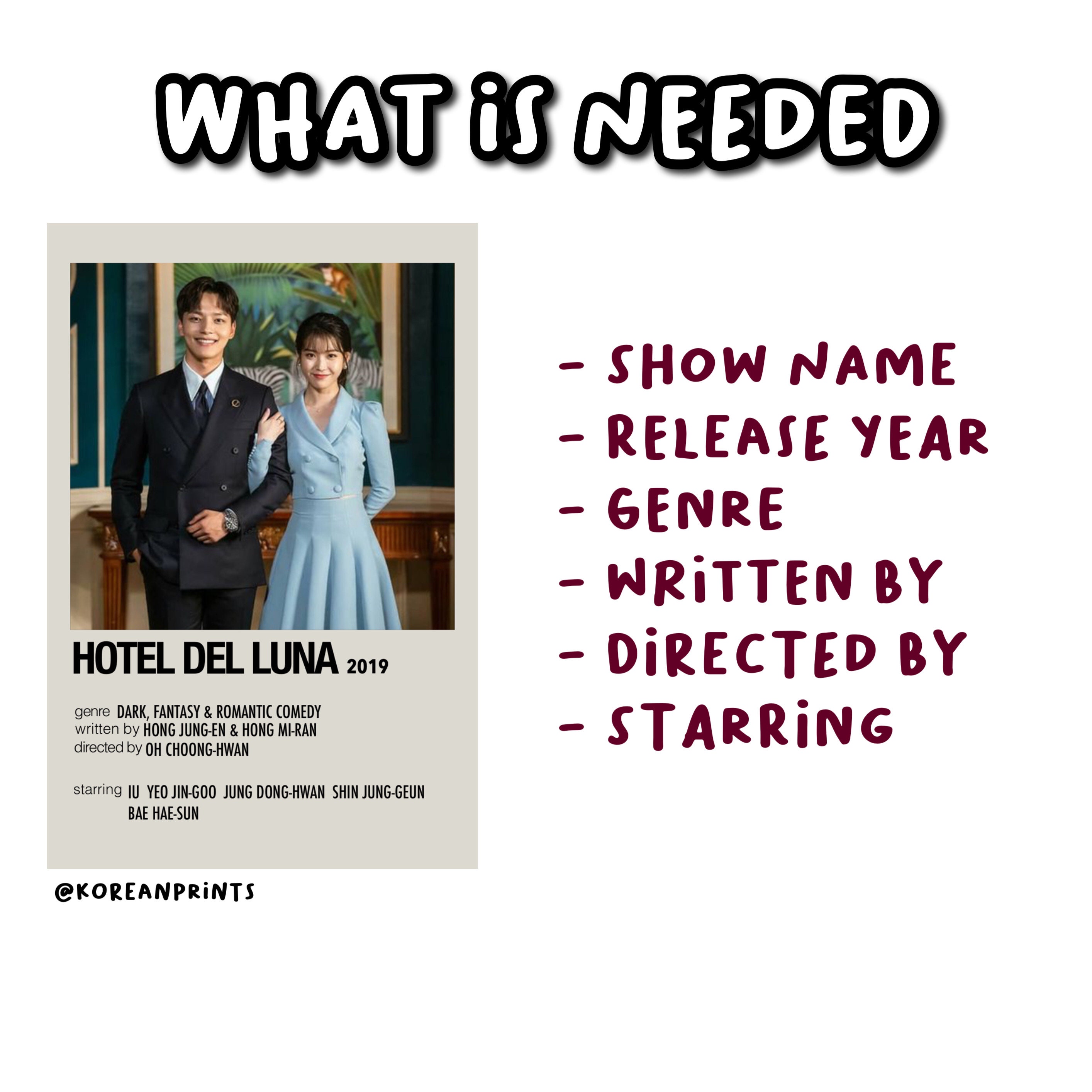 CUSTOM Minimalist Drama Poster I Kdrama I Cdrama I Jdrama - Etsy
