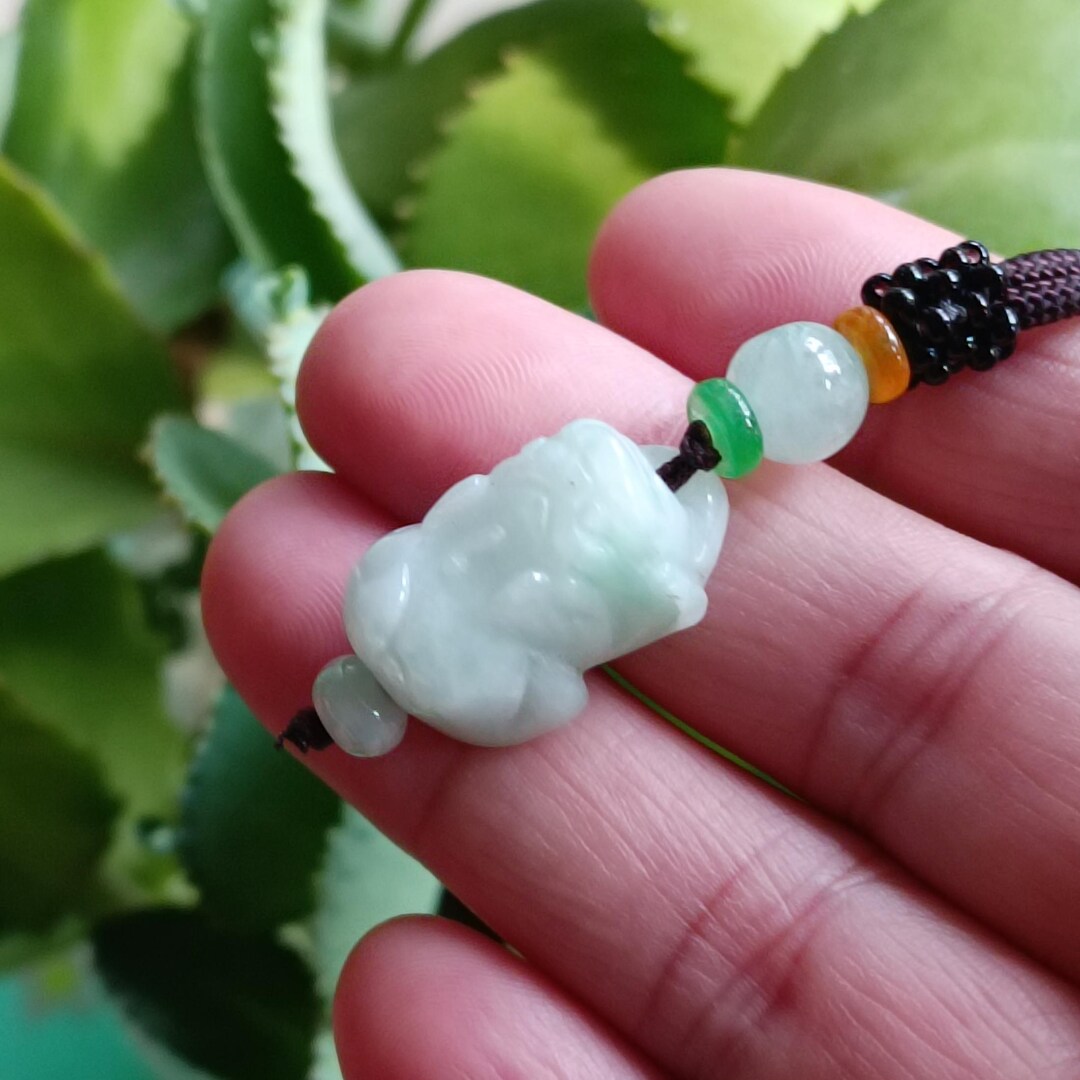 Authentic Jadeite Jade Pendant Necklace Natural Burmese Grade A - Etsy