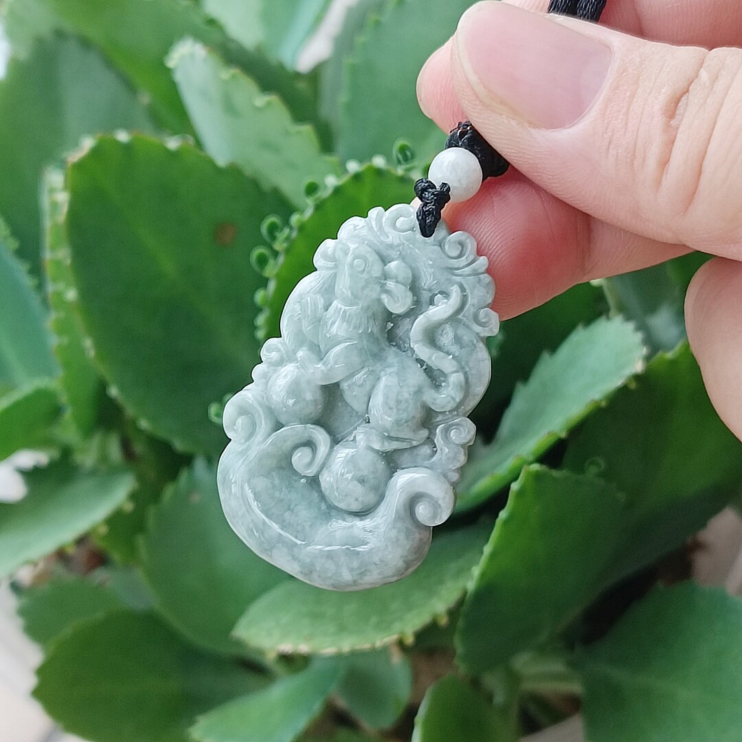Authentic Jadeite Jade Pendant Necklace Natural Burmese Grade A JP0544 ...