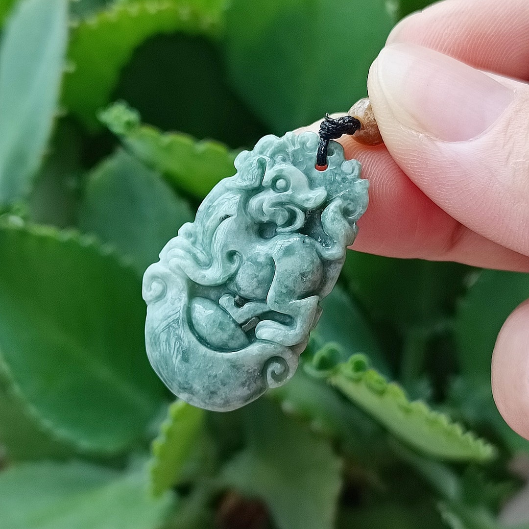 Authentic Jadeite Jade Pendant Necklace Natural Burmese Grade A JP0511 ...