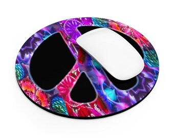 Peace Sign Mouse Pad - Etsy