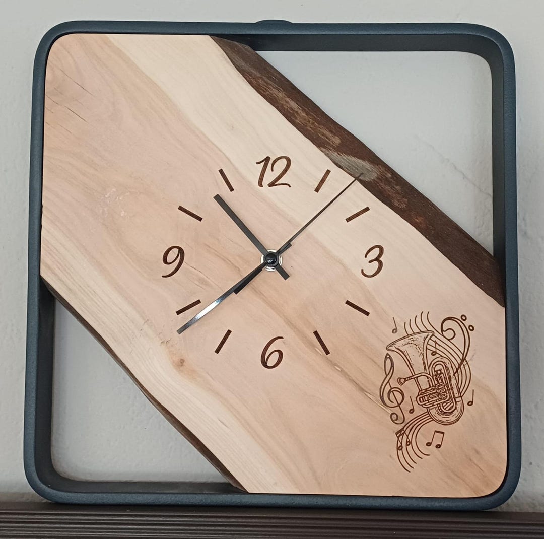 Trendy Radio-controlled Wall Clocks Made of High-quality Wood With Iron ...
