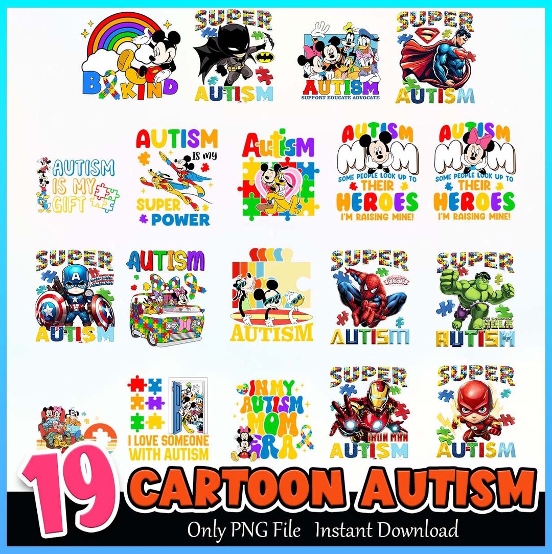 Autism Png Sublimation Bundle, Autism Awareness Png, Autism Puzzle Png ...