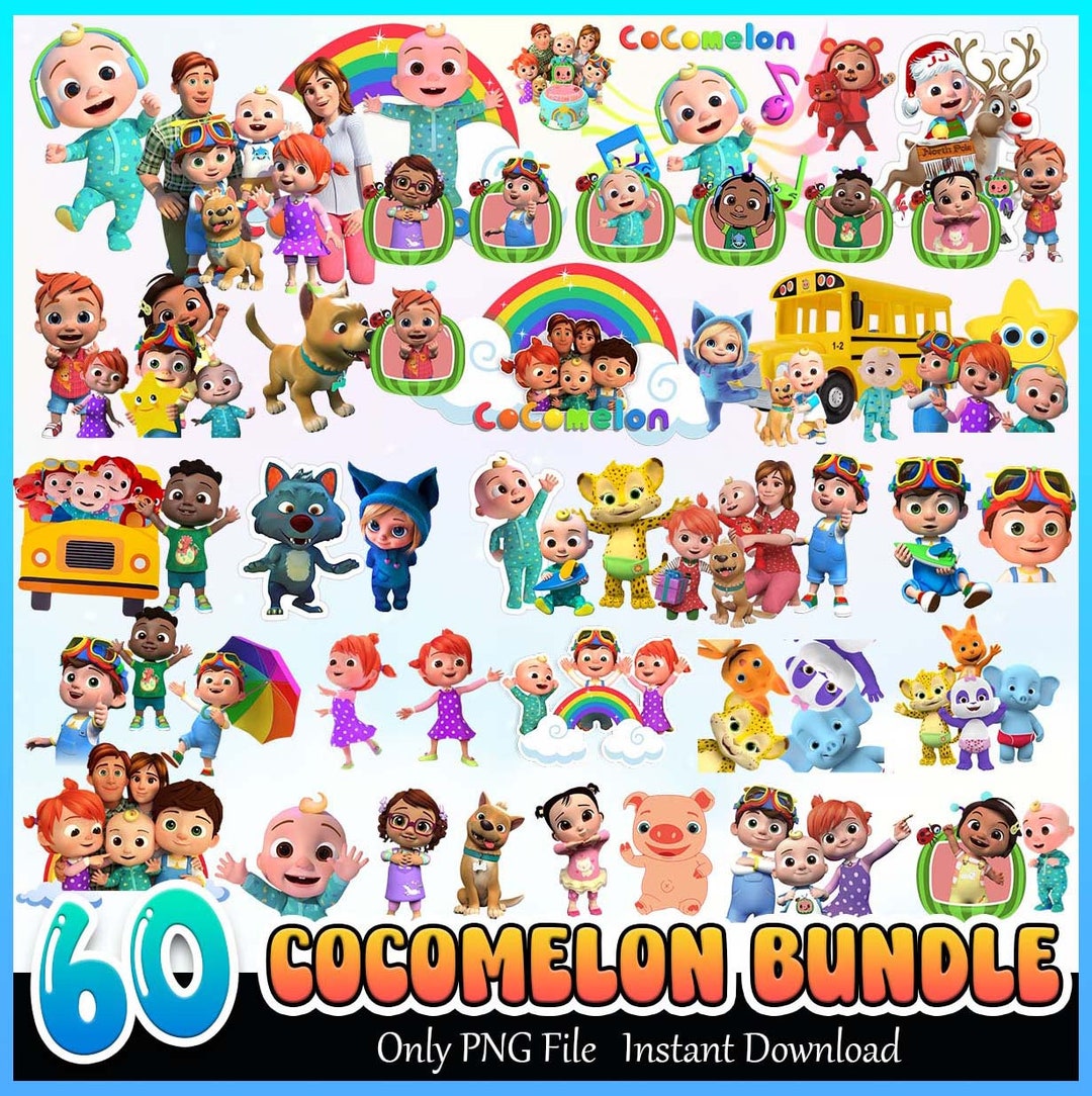 Coco-melon Bundle Svg,png 60 Files, Coco-melon Birthday, Svg Jay Jay ...