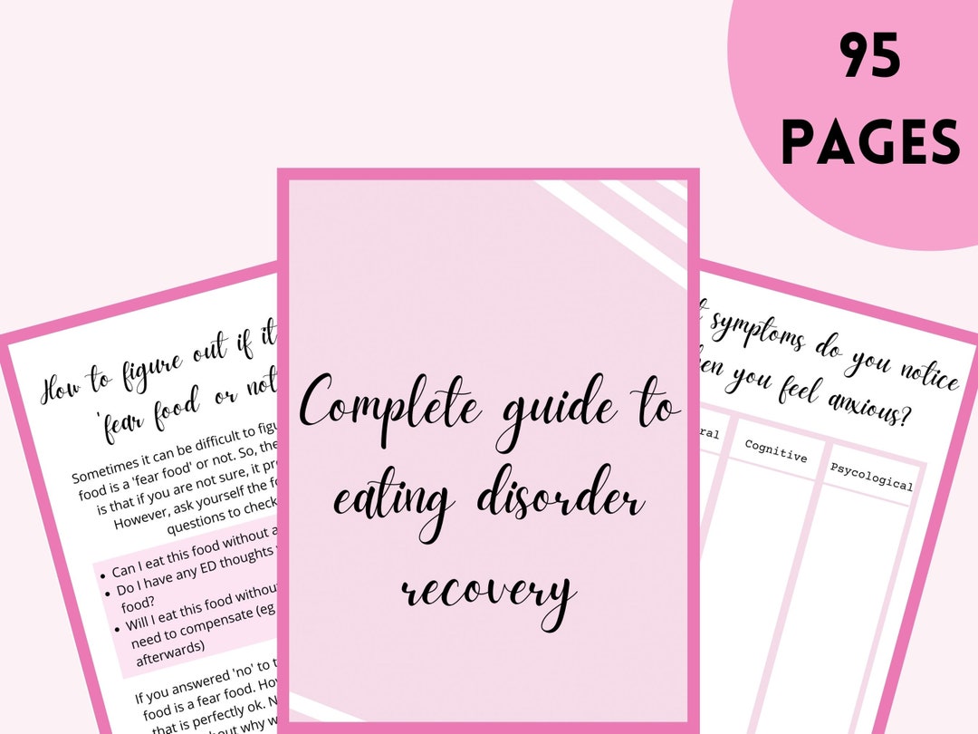Eating Disorder Recovery Workbook: Anorexia Recovery Self Help Cards ...